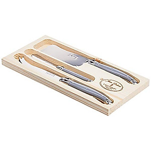 Jean Dubost 3 Piece Cheese Set, Gray