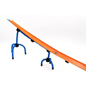 Trackipede Big Bag Building Set - Compatible with Hot Wheels Track and Playsets, Creative Track Building Attachment