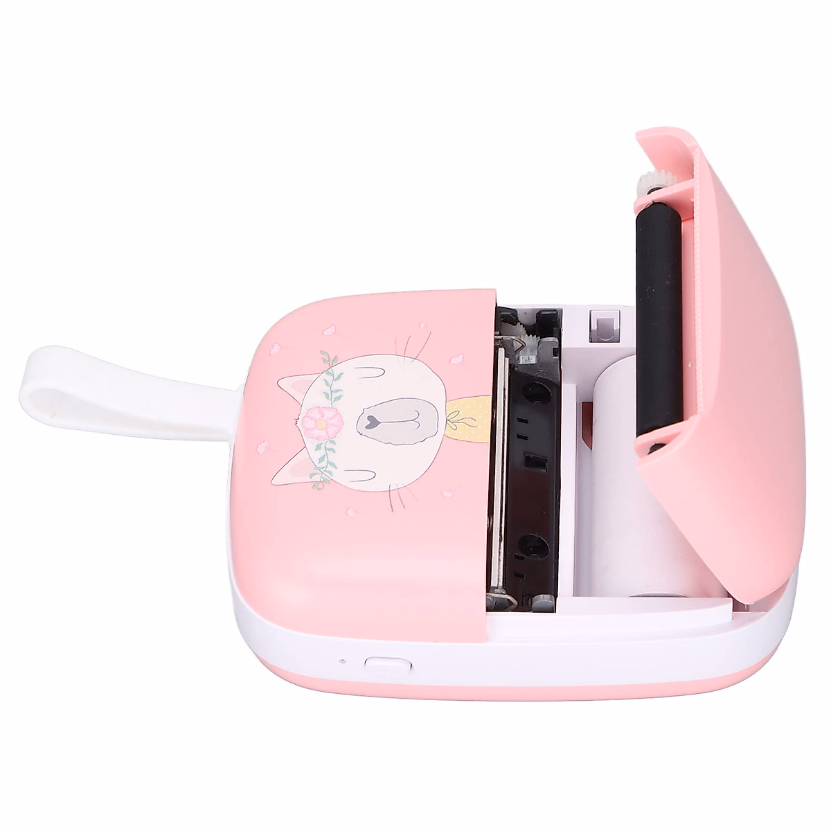 Pocket Mini Printer, BT 4.0 200DPI Resolution Thermal Printing Portable Photo Printer for Printing Photos, Labels, Information, Lists, Records, Wrong Questions, Web Page