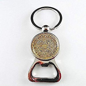Mayan Calendar Bottle openers Mayan Calendar Jewelry Aztec Calendar Jewelry Mayan Jewelry Glass Dome Jewelry