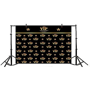 AOFOTO 8x6ft VIP Red Carpet Event Backdrop Star Catwalks Stage Photography Background Cine Film Show Booth Celebrity Activity Premiere Award Movie Ceremony Photo Studio Props Party Banner Wallpaper