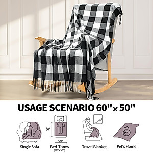 Large Checkered Cozy Throw Blanket Unicorn Cute Princess Pink Kawaii Nursery Decoration Kids Birthday Valentines Day Gift Ideas Teen Girls Bedroom Decor College Student Dorm Apartment Must Haves