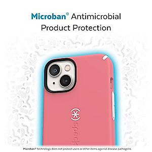 Speck iPhone 14 & iPhone13 Case- Drop Protection, Scratch Resistant, Built for MagSafe Phone Case with Soft Touch Coating - 6.1" Model, Dual Layer Case -Sweet Coral/Light Coral CandyShell Pro, 1 count