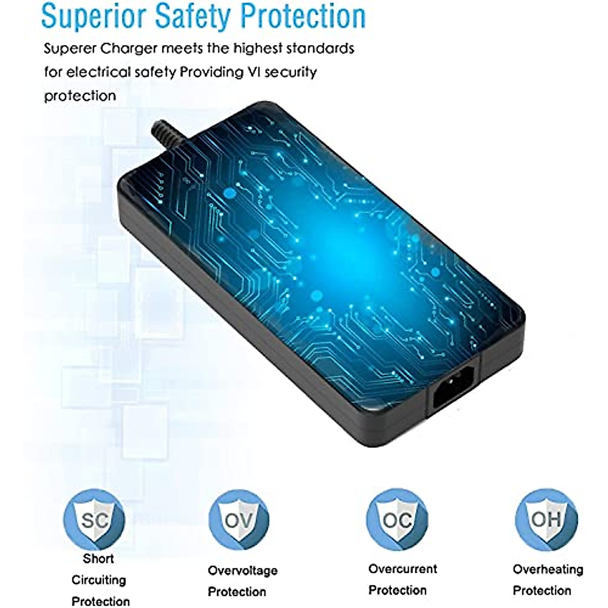 230W AC Charger Fit for Acer Predator Helios 300 PH315-53-72XD PH315-53-781R PH315-53-7426 PH315-54,Triton 500 PT515-52 PT515-52-71K5 52-73L3 52-77P9 ConceptD 7 CC715-71 CC715-91P Laptop Power Adapter