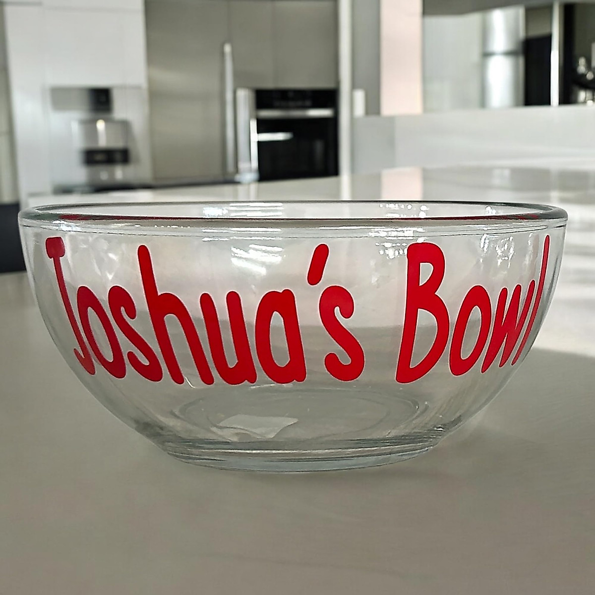Pop's Ice Cream Bowl, Glass Personalized Dish, Grandpa Gift, Grandma or Mom and Dad, Papa or Pappy, Cereal Candy Snacks