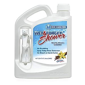 Wet & Forget Shower Cleaner Weekly Application Requires No Scrubbing, Bleach-Free Formula, 64 Ounce (Pack of 1)