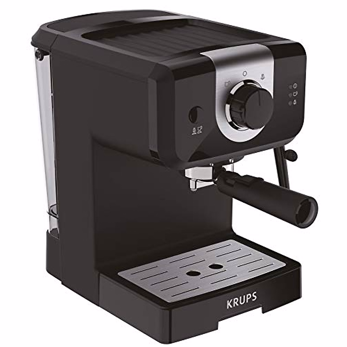 KRUPS XP3208 15-BAR Pump Espresso and Cappuccino Coffee Maker, 1.5-Liter, Black
