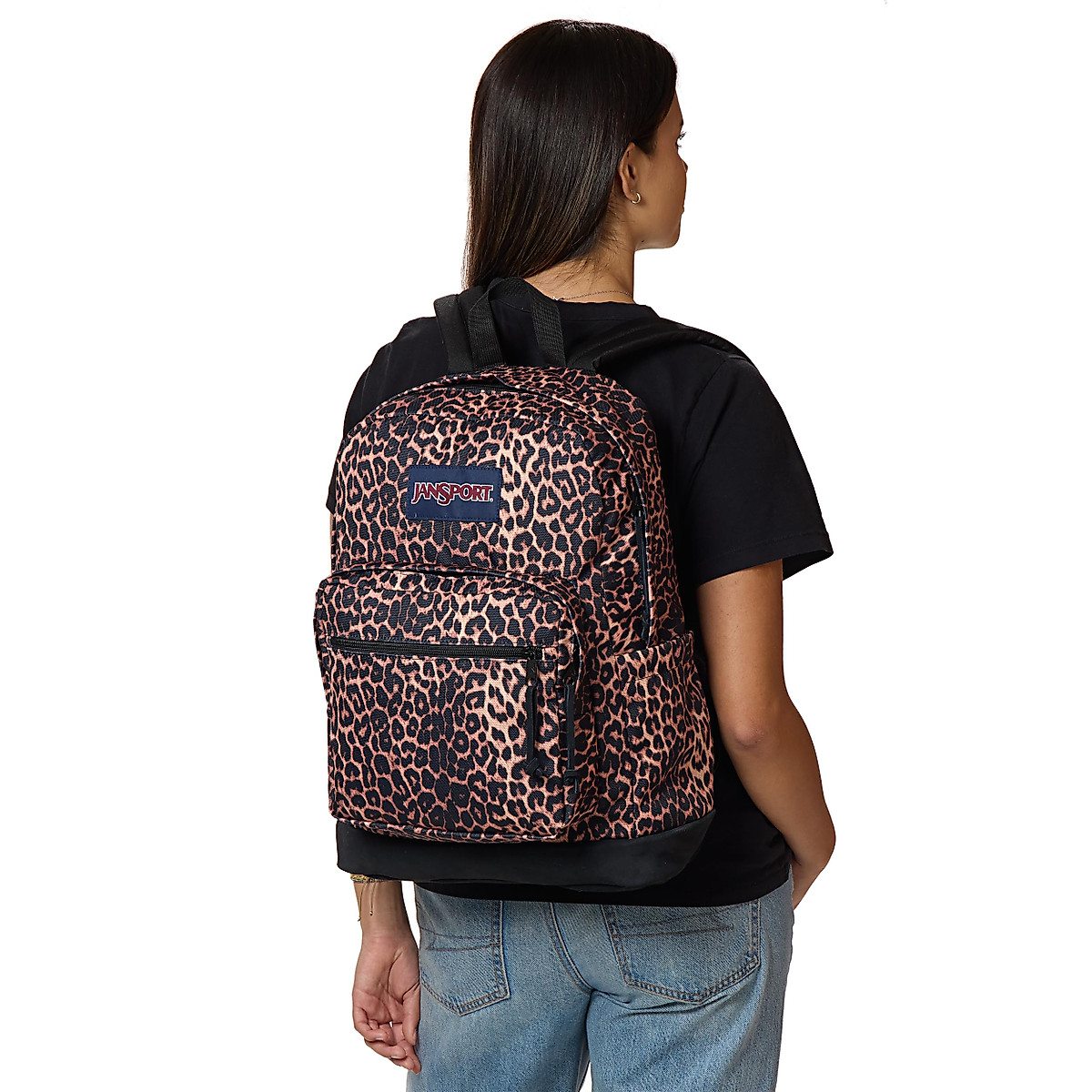 JanSport Right Pack Backpack - School, Travel, Work, or Laptop Bookbag with Leather Bottom, Hydrangea