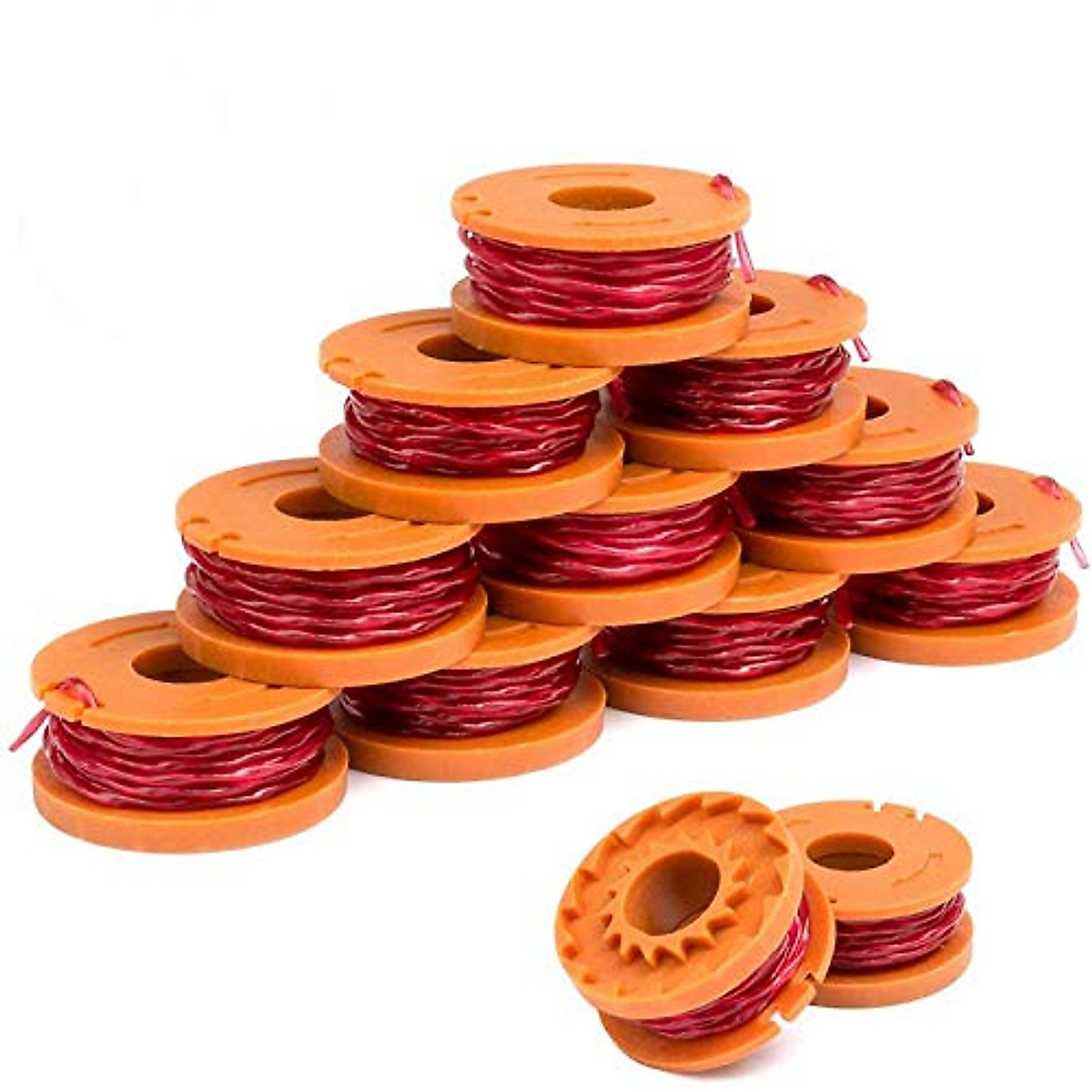 X Home 12-Pack WA0010 Weed Eater String Replacement for Worx Select Electric String Trimmers