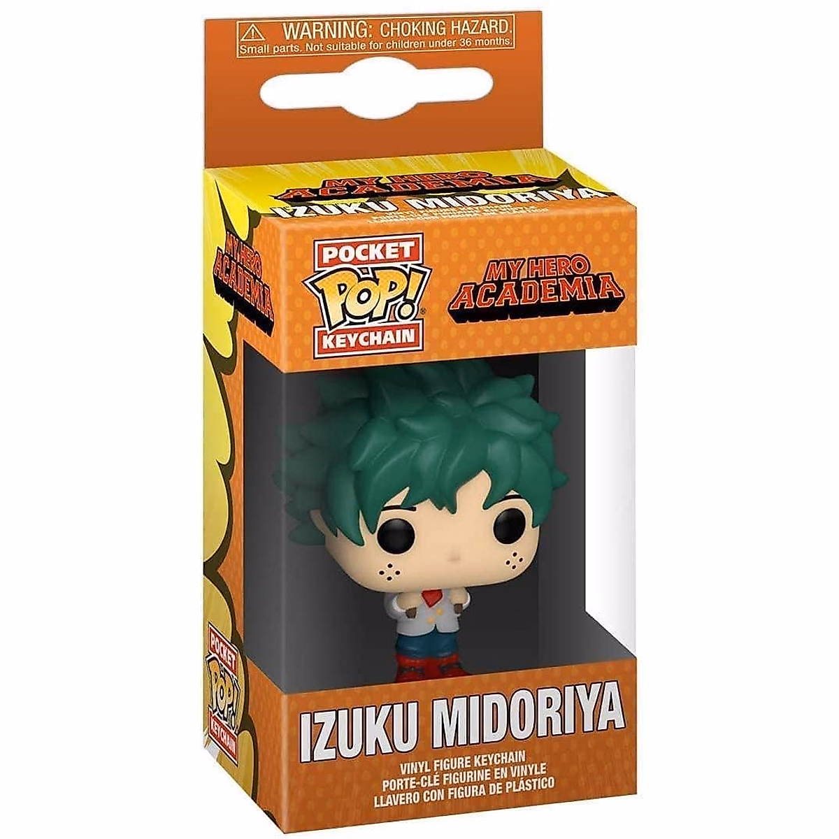 Funko Pop! Keychain: My Hero Academia - Deku in School Uniform, Multicolor, 2 inches
