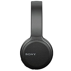 Sony WH-CH510 Wireless Bluetooth On-Ear Headphones (Black), USB-C Charging and Built-in Microphone with Knox Gear Hard-Shell Case Bundle (2 Items)