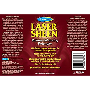 Farnam Laser Sheen Volume-Enhancing Detangler, 12 fl. oz.