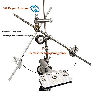 Upgrade Precise Slider Hinge for Ruixin pro Rx008 Knife sharpener Diy handmade knife sharpener 360 degree rotation Wider Sharpening Angle wear-resisting
