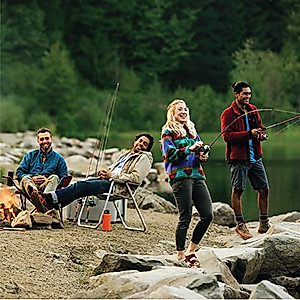 Zebco Roam Baitcast Reel and Fishing Rod Combo, 6-Foot 6-Inch 2-Piece Fiberglass Fishing Pole with Split-Grip MaxTac Rod Handle, Lightweight Graphite Frame, Right-Hand Retrieve, Green