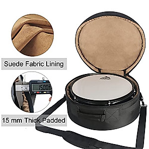 EASTROCK 5-Piece Drum Bag Set for 12" Tom, 10" Tom, 14" Snare, 16" Floor Tom, 22" Bass Drum, Drum Cases (5pc Fusion Set)