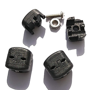 HRCHCG Compound Bow Buckle Drop Away Arrow Rest Clip Fasten Clip Archery Accessories Plastic Black Fastener Outdoor Hunting Shooting Use with Drop Away Arrow Rest(Pack of 3)