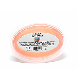 3 Pack of BUTT NAKED Tropical Beach Melon Like Aroma Gel Melts for Warmers and Burners PEEL, MELT, ENJOY