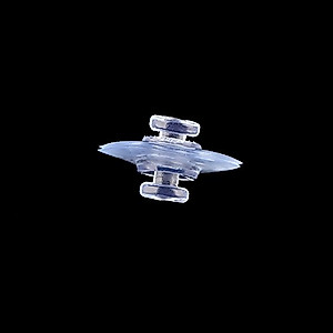 Aoyoho Diameter 20MM Mini Clear Plastic Suction Cups Without Hooks Pack of 120