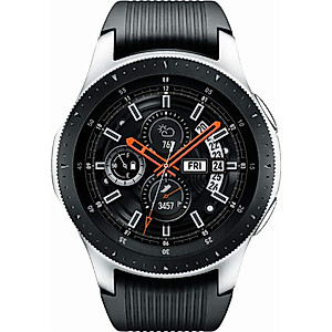 SAMSUNG SM-R805UZSAXAR Galaxy Watch Smartwatch 46mm Stainless Steel LTE GSM (Unlocked), Phone, Silver (Renewed)