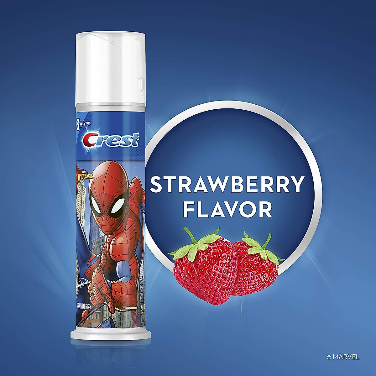 Crest Toothpaste 4.2 Ounce Baby Spiderman Pump (Strawberry) (Pack of 2)