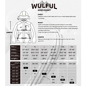 WULFUL Women’s Waterproof Snow Ski Jacket Mountain Windproof Winter Coat with Detachable Hood