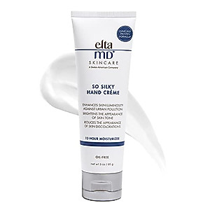 EltaMD So Silky Hand Crème, Moisturizing Hand Lotion with Ceramides, Sclareolide and Vitamin E for Dry, Flaking Hands, 12-Hour Hand Cream, 3 oz.