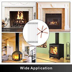 Chimney Cleaning Kit 30 Feet Chimney Sweep Kit, Chimney Brush Kit with 9 Nylon Flexible Rods and Strong Brush Head, Rotary Chimney Cleaner System Fireplace Brush Tool Driven by Drill for Home Use