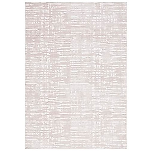 Safavieh Bayside Collection Machine Washable 5'3" x 7'6" Beige/Ivory BAY132B Living Room Dining Bedroom Area Rug