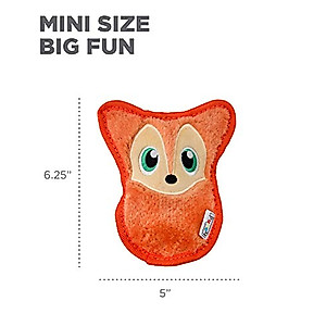 Outward Hound Invincibles Mini Fox Plush Dog Toy, XS
