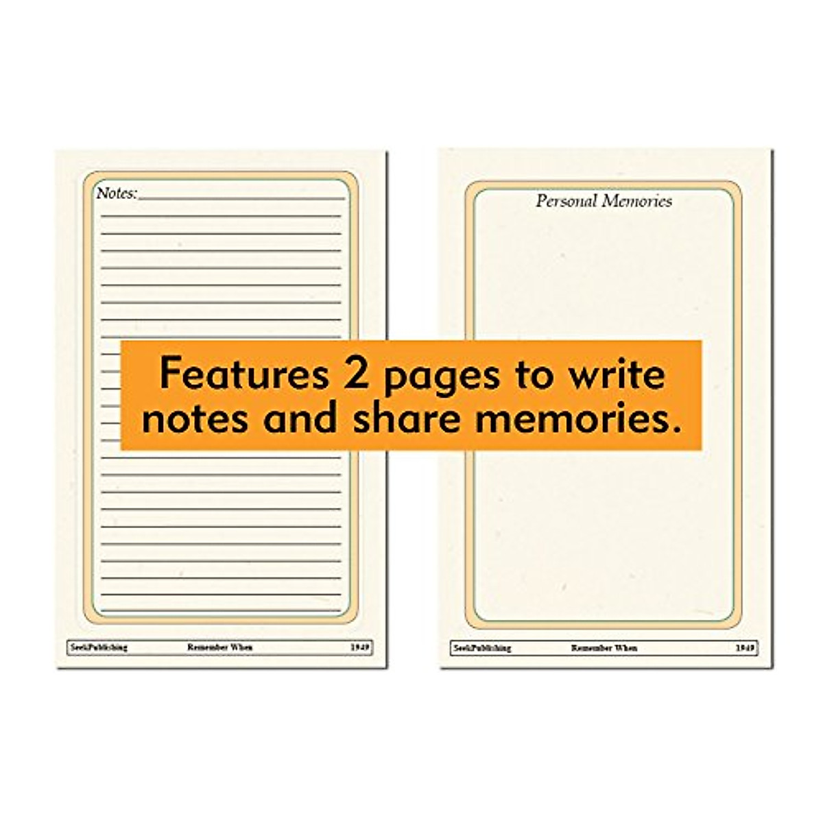 1921 REMEMBER WHEN CELEBRATION KardLet: Birthdays, Anniversaries, Reunions, Homecomings, Client & Corporate Gifts