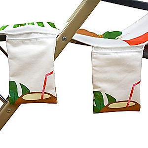 Pool Chair Cover Towel Beach Chair Cover Patio Chaise Lounge Chair Cover Sunbathing Beach Towel with Side Pockets for Summer Hotel Holiday Garden, No Sliding