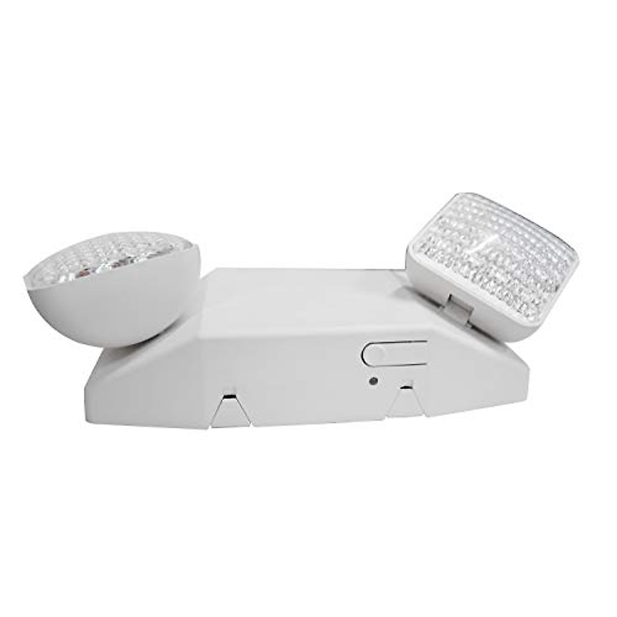 LIT-PaTH LED Emergency Lighting Fixtures with 2 LED Heads and Back Up Batteries- US Standard Exit Light, UL 924 and CEC Qualified, 120-277 Voltage, 1-Pack
