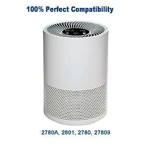 2801 Filter, Laukowind 2801 Carbon Replacement Filter Compatible with Bissell Personal Air Purifier 2780 2780A 27809 Part 2801 HEPA Filters (Pack of 1)