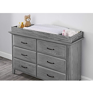 Oxford Baby Universal Changing Topper for Kenilworth/Willowbrook 6 Dr Dresser, Graphite Gray