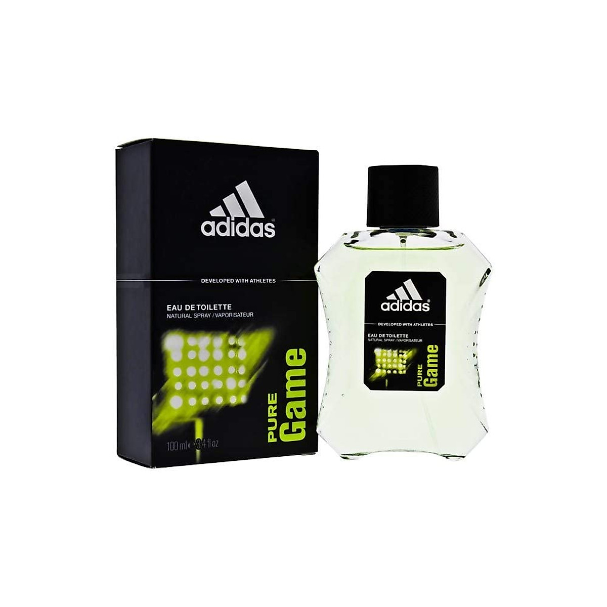 Adidas Eau de Toilette Spray for Men, Pure Game, 100 ml