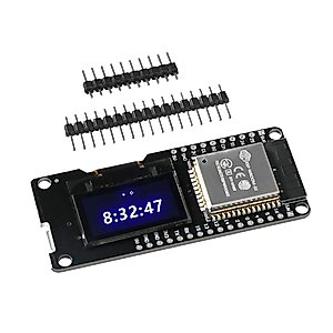 MELIFE 0.96" OLED ESP-WROOM-32 for ESP32 Display 2.4GHz WiFi Bluetooth Dual Mode Development Board Display for Wemos AP STA