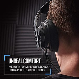 RIG 400HC Universal Performance Gaming Headset with Removable Noise Canceling Microphone for Xbox Series X|S, Xbox One, PlayStation, PS4, PS5, Nintendo Switch, and PC (Classic Black)