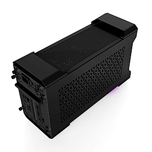 Cooler Master MasterCase NC100 SFF Small Form Factor 7.9 Liter Case with V650 Gold SFX PSU, GPUs 2.5 Slots up to 320mm for Intel(r) NUC 9 Extreme Element, Black