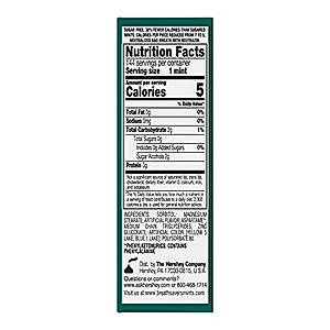 BREATH SAVERS Wintergreen Sugar Free Breath Mints Rolls, 0.75 oz (24 Count)