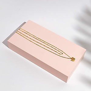 PAVOI 14K Gold Plated Pendant Necklaces Cute Butterfly Jewelry | 9.3x2.0x12mm Womens Necklaces | 925 Sterling Silver Jewelry for Women | Yellow Gold