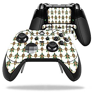 MightySkins Skin Compatible with Microsoft Xbox One Elite Wireless Controller case wrap Cover Sticker Skins Turtle Tile