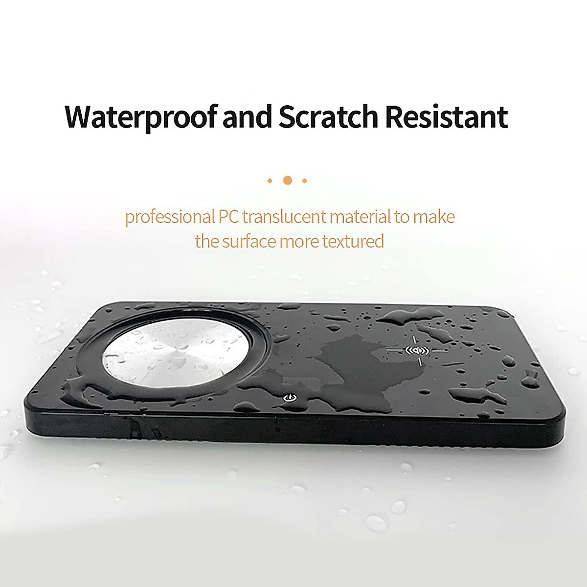 eboxer 1 Coffee Mug Warmer, 2 in 1 Phone QI Wireless Charger Drink Heating Warmer Magnetic USB Charging, Constant Temperature 13155 for OfficeHome to Warm Tea, Milk default