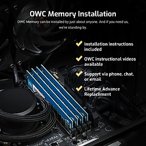 OWC 32.0GB (2X 16GB) PC10600 DDR3 ECC-R 1333MHz 240 Pin Memory Upgrade Compatible with Select 2009-2012 Mac Pro Models (OWC1333D3X9M032)