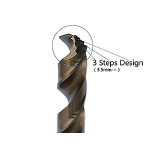 Metric M42 8% Cobalt Twist Drill Bits Set for Stainless Steel and Hard Metal (1mm-10mm/19pcs)
