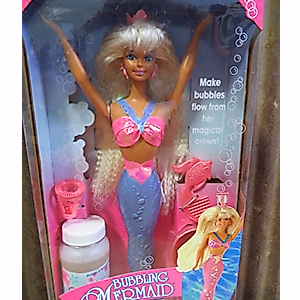 Barbie Bubbling Mermaid Doll w Color Change Body (1996)