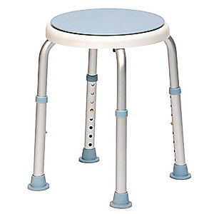 Drive DeVilbiss Healthcare Rotating Rounded Bath/Shower Stool with Swivel Seat