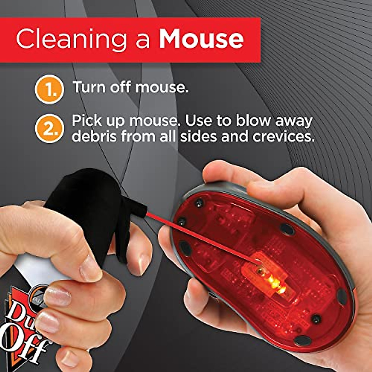 Dust-Off Dpsjmb2 Disposable Compressed Gas Duster, 17 Oz Cans, 2/Pack