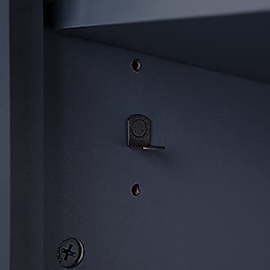 Ove Decors Kansas 30 in. Single Sink Bathroom Cultured Marble Countertop Vanity, 30 inches, in Midnight Blue