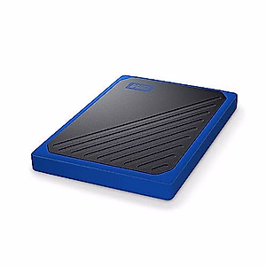 Western Digital 1TB My Passport Go SSD Cobalt Portable External Storage, USB 3.0 - Western DigitalBMCG0010BBT-WESN