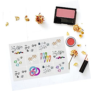 COHEALI 2pcs boxes Bead Earring Holders Tray Bin Clear Items Case Beads Tackles Jewelry Compartment Storage White Jewelries Container Plastic Empty for Sundries Grids Containers Organizer